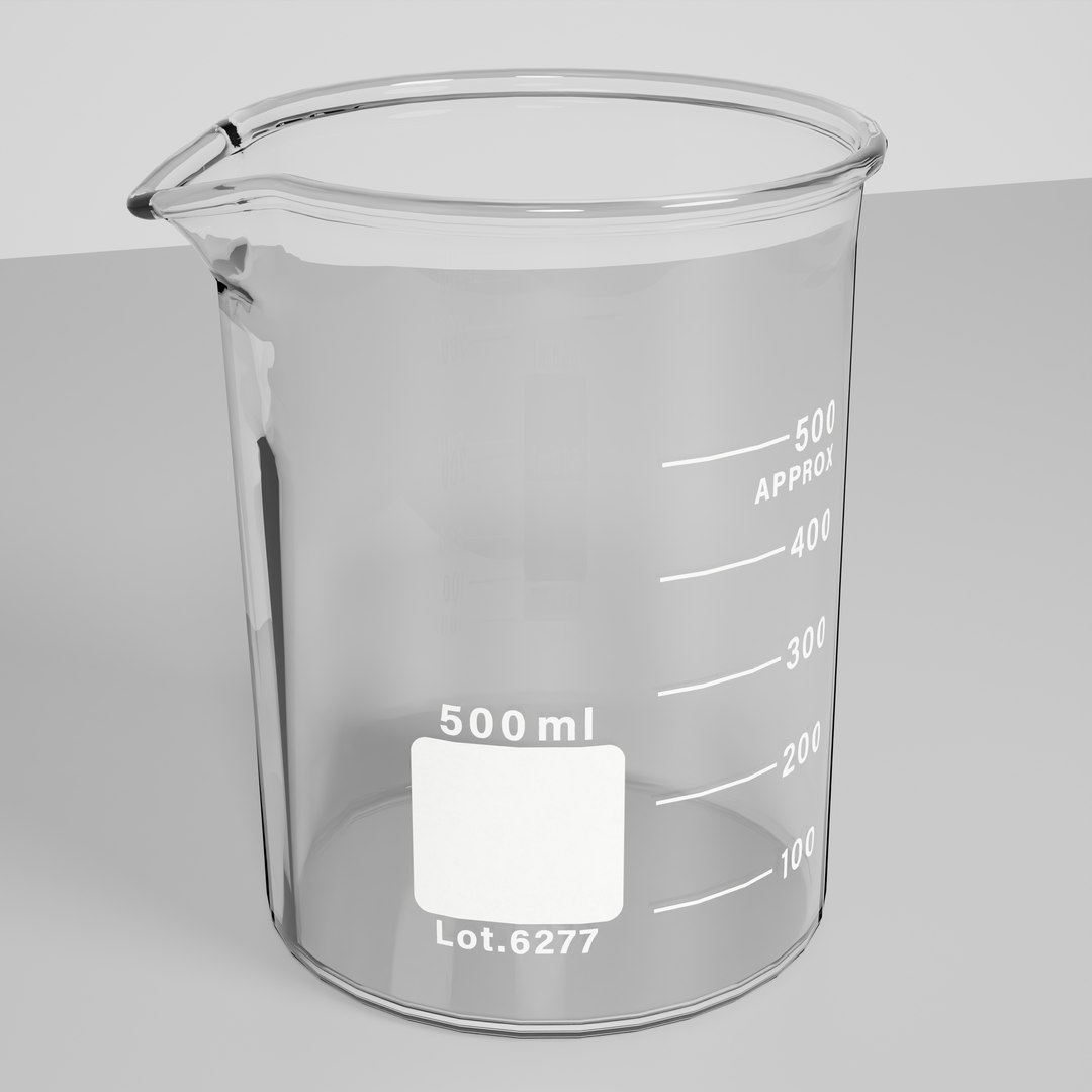 Beaker 500 Ml Model - TurboSquid 1775372