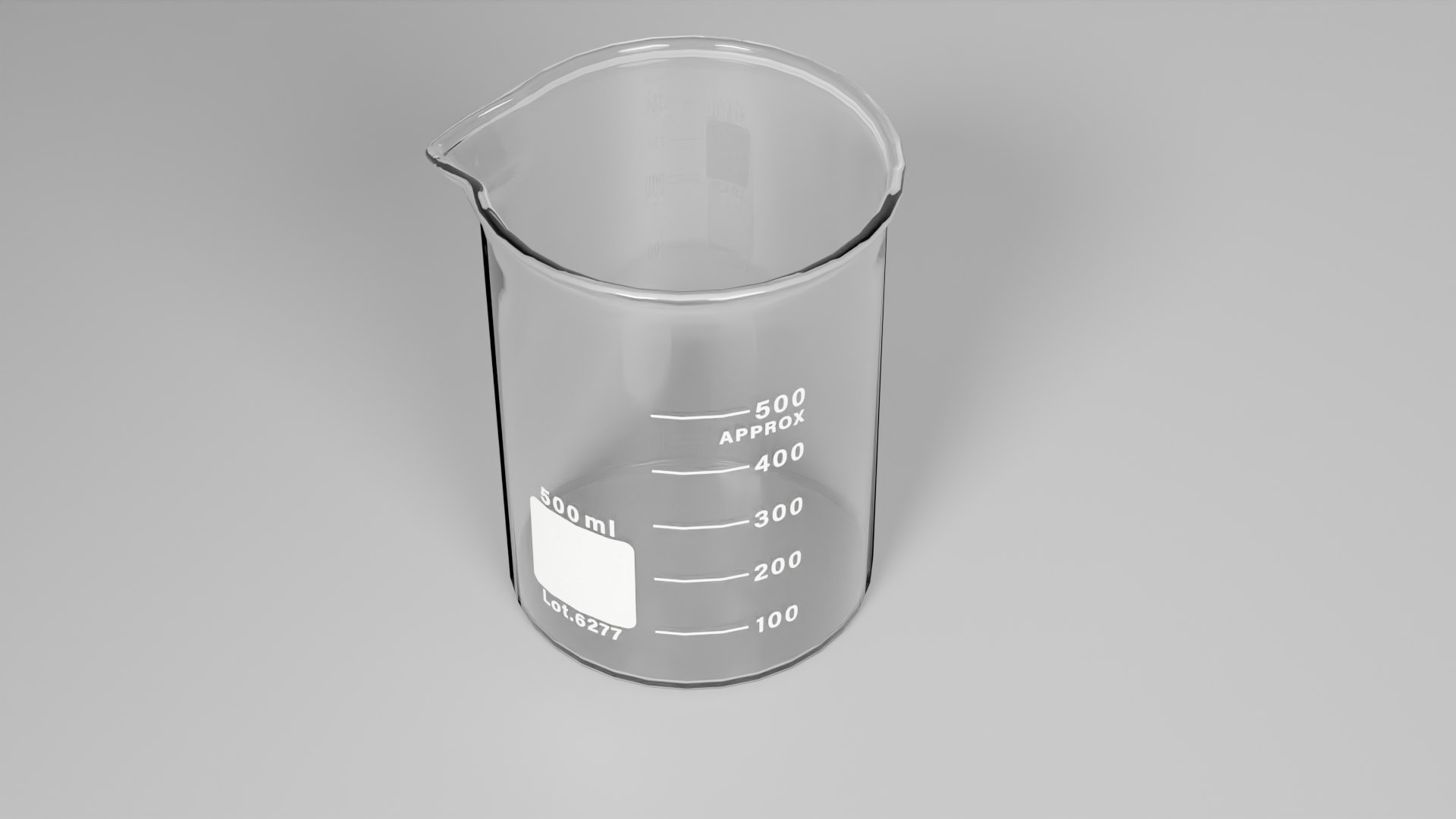 Beaker 500 Ml Model - TurboSquid 1775372