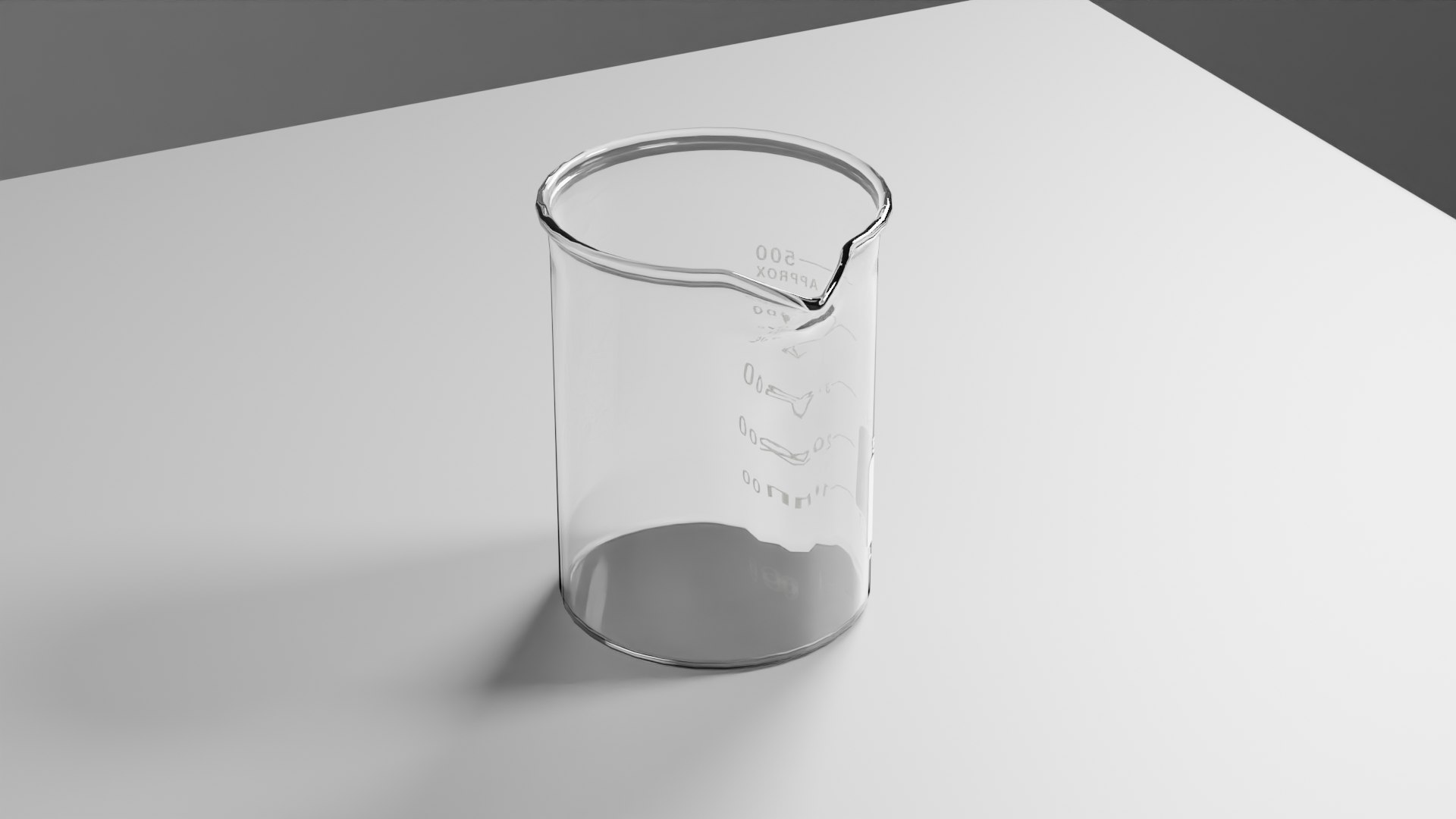 Beaker 500 Ml Model - TurboSquid 1775372