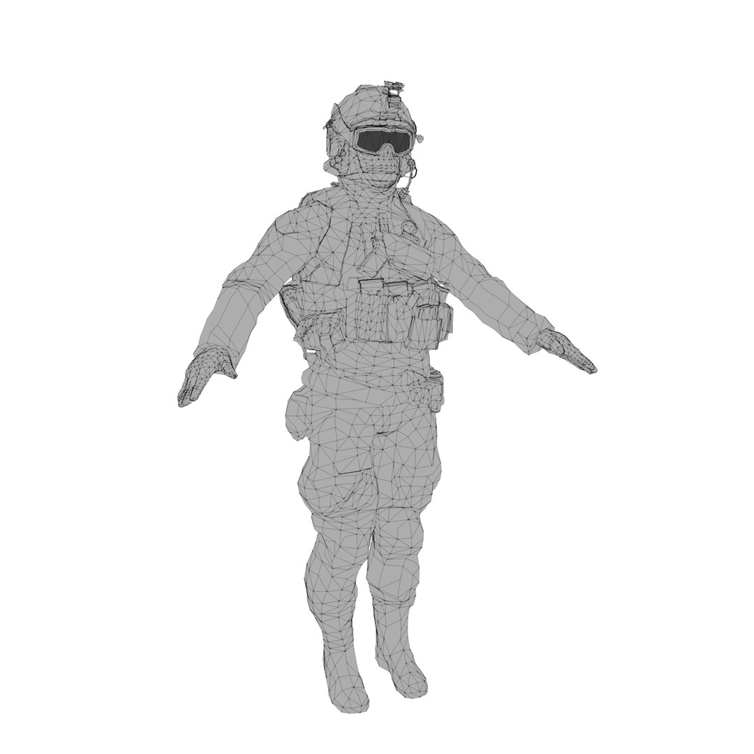 Spec Ops Soldier C4d