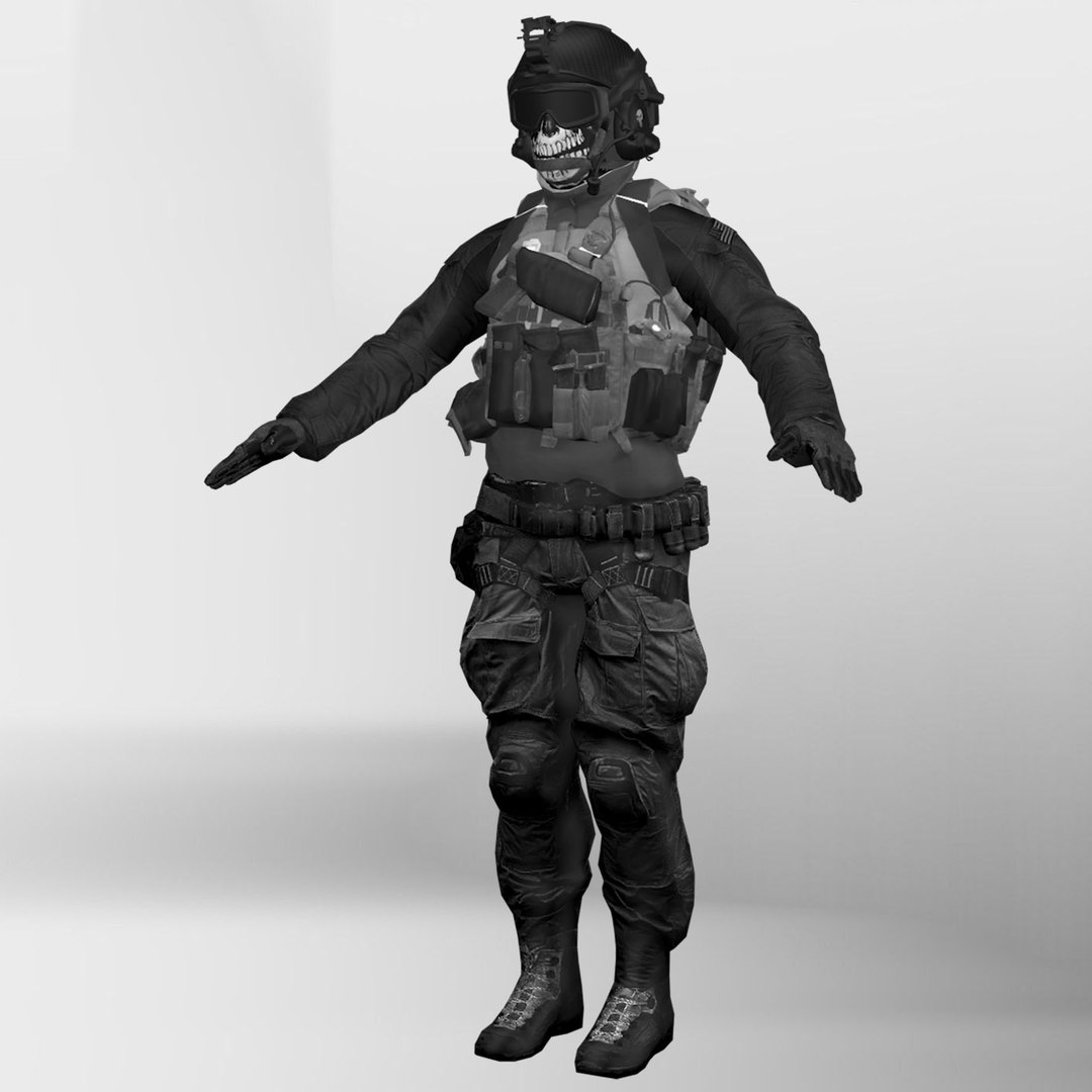 Spec Ops Soldier C4d