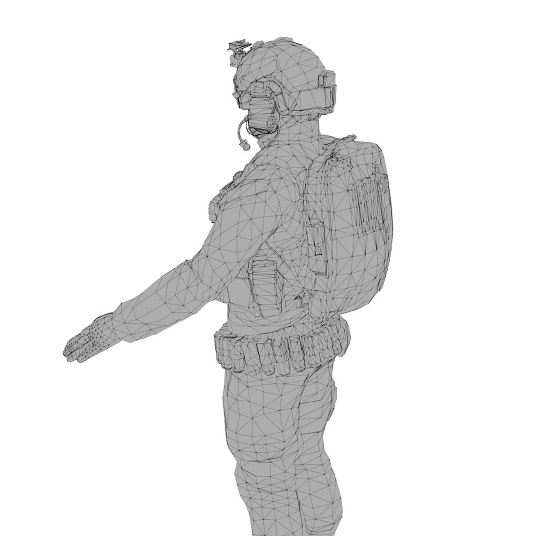 Spec Ops Soldier C4d