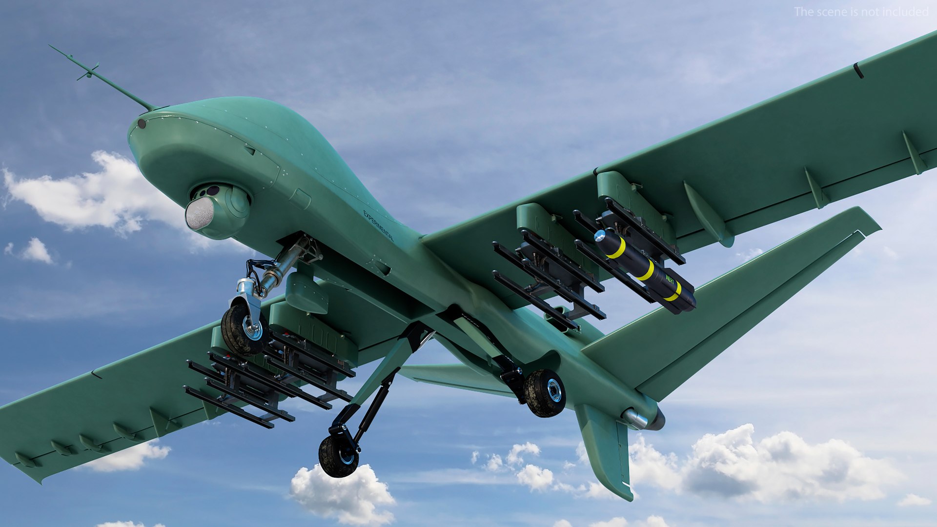 Unmanned Aircraft System Mojave 3D model - TurboSquid 2028927
