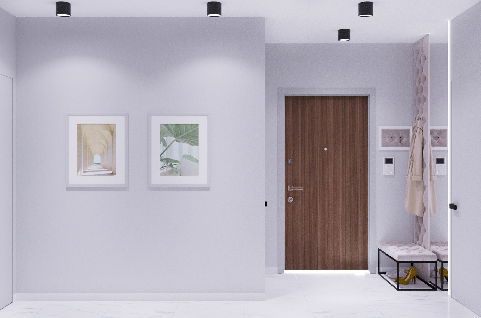 3D Corridor Interior Design - TurboSquid 2054511