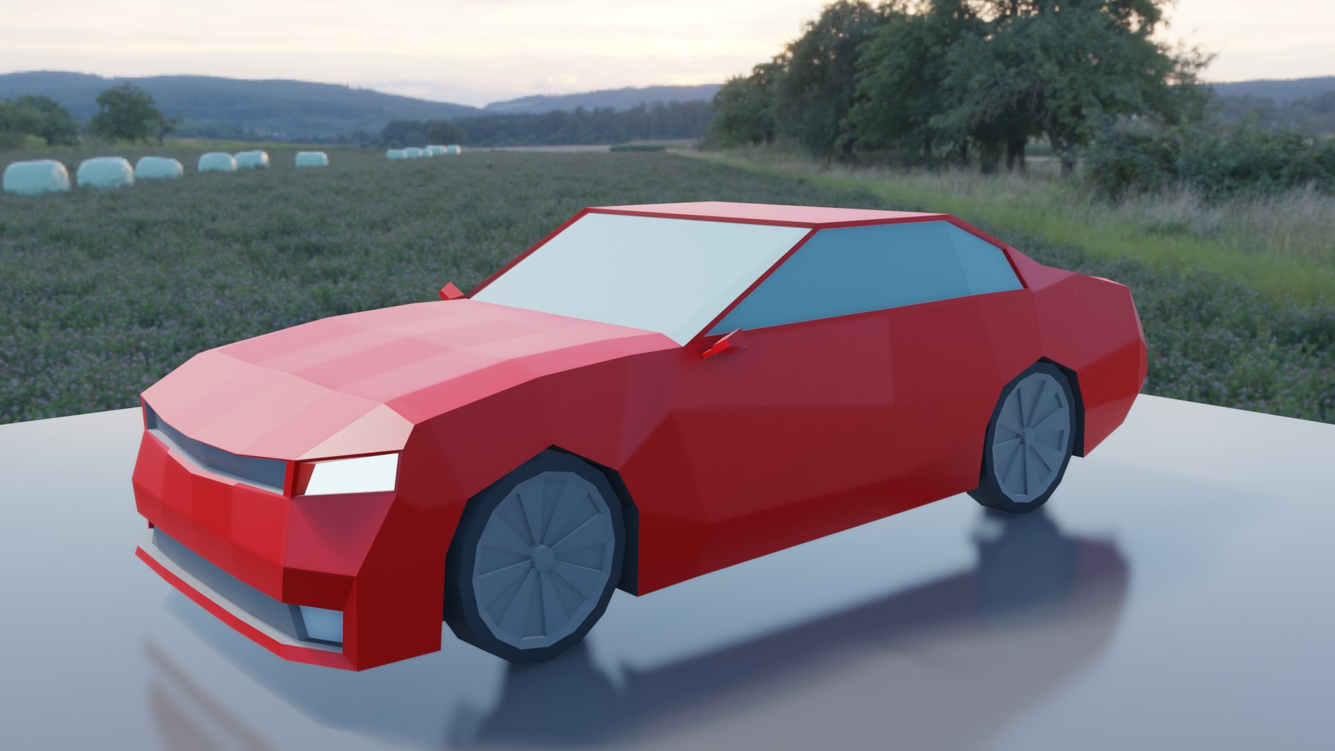 Low Poly Generic Sport Car Low-poly 3D Model 3D Model - TurboSquid 2380293