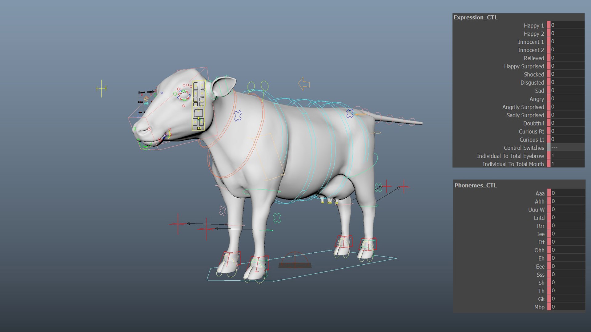 Dairy Cow FUR ANIMATED 3D Model - TurboSquid 1962775