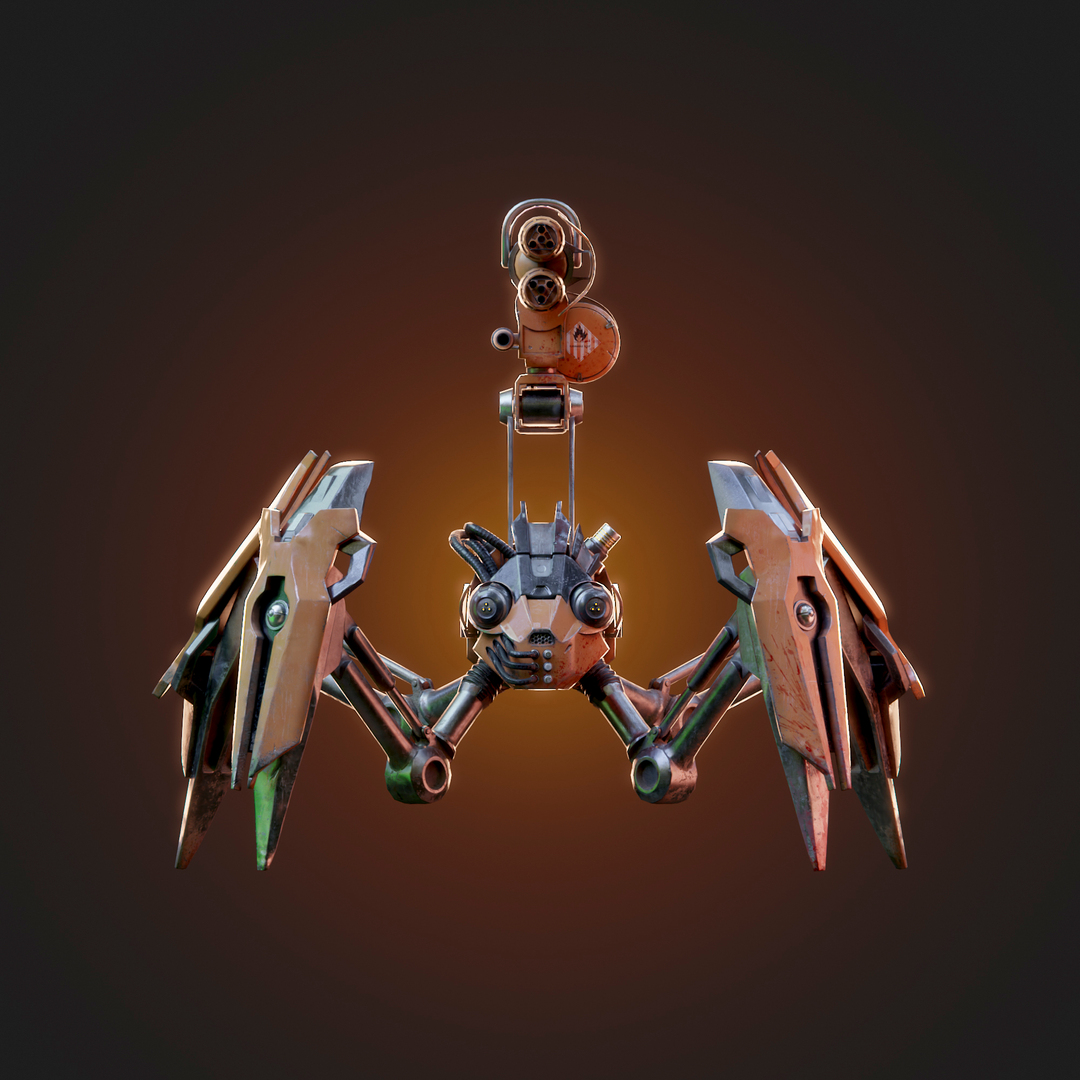 Military Bot 3D Model - TurboSquid 2114372