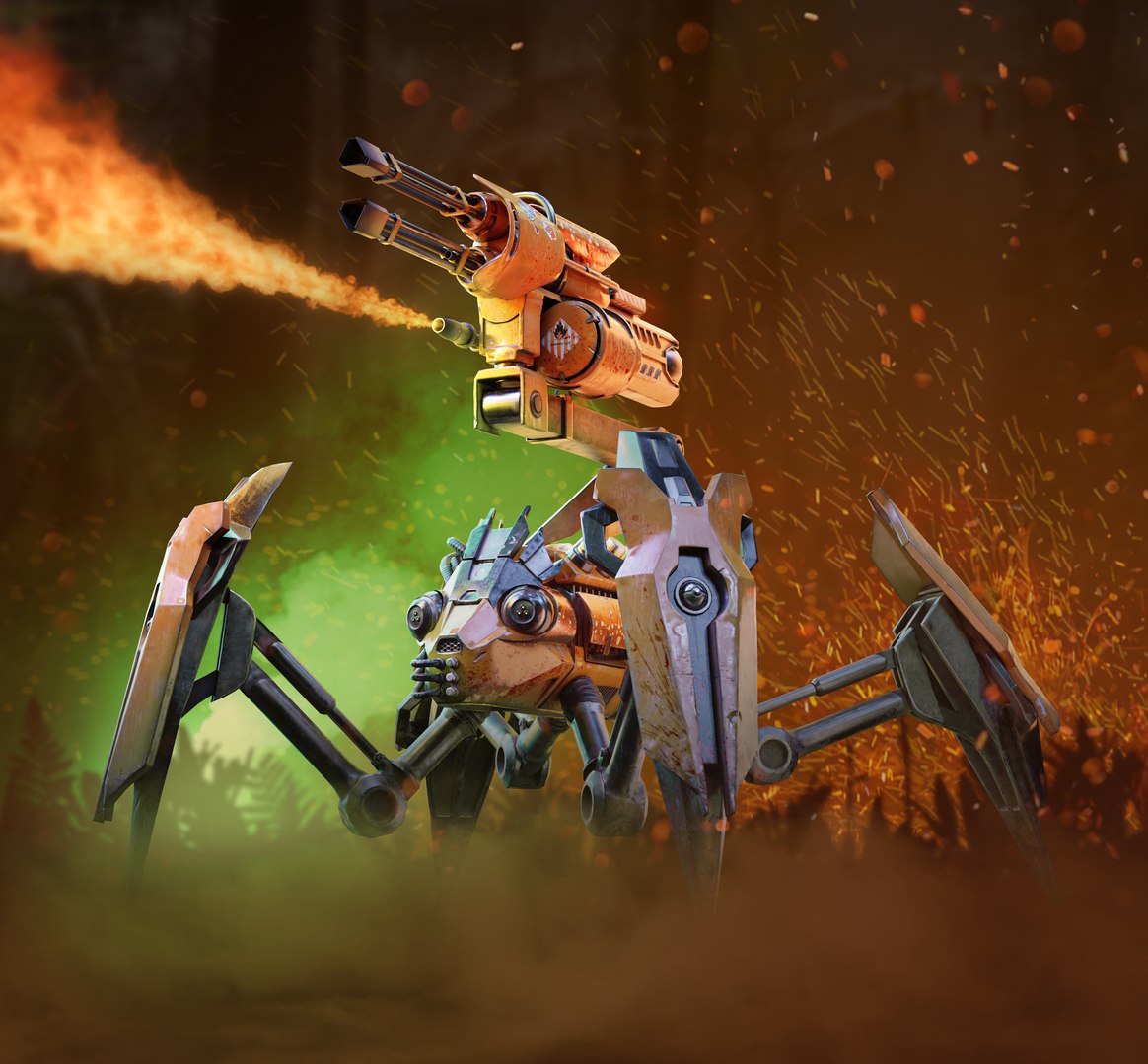 Military Bot 3D Model - TurboSquid 2114372