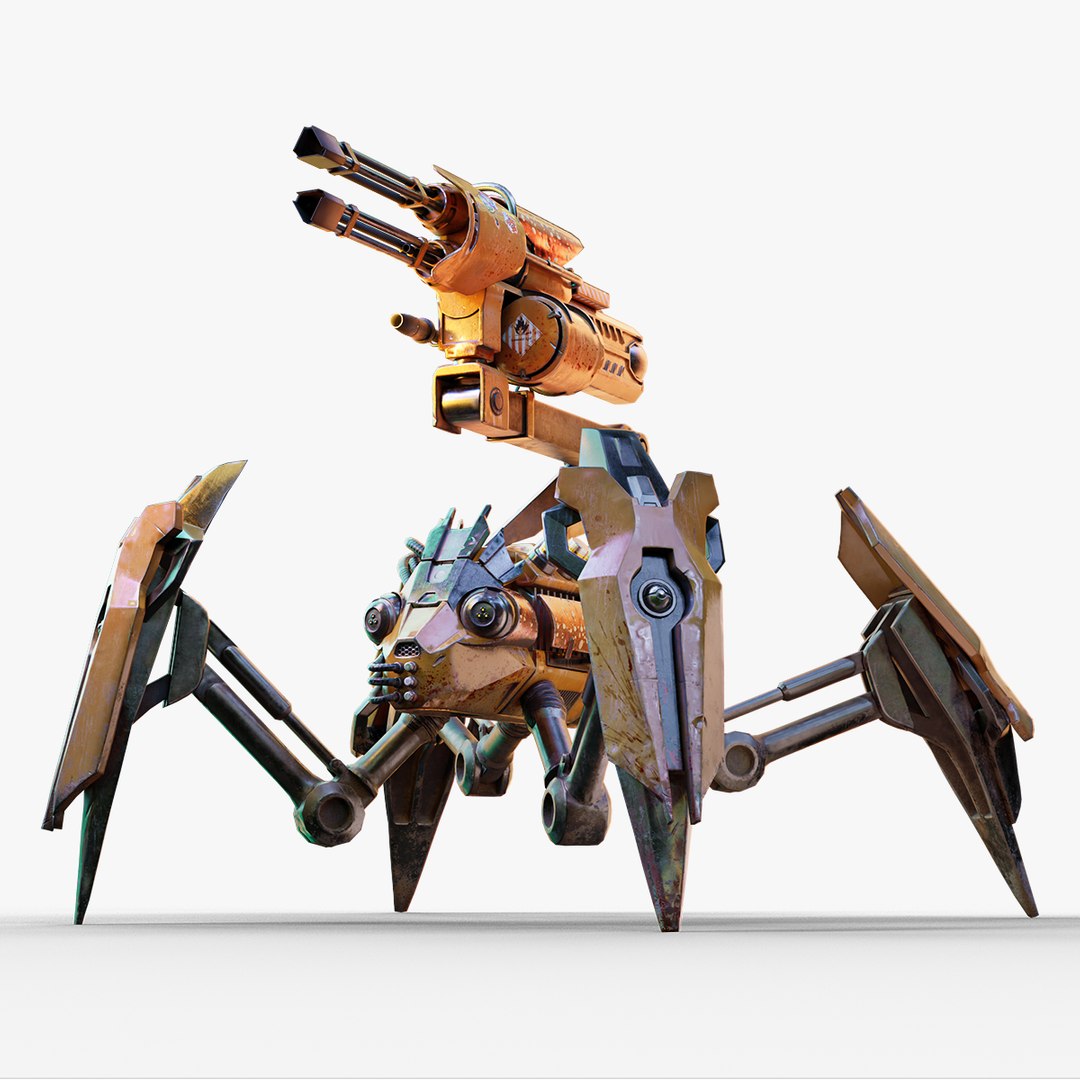 Military Bot 3D model - TurboSquid 2114372