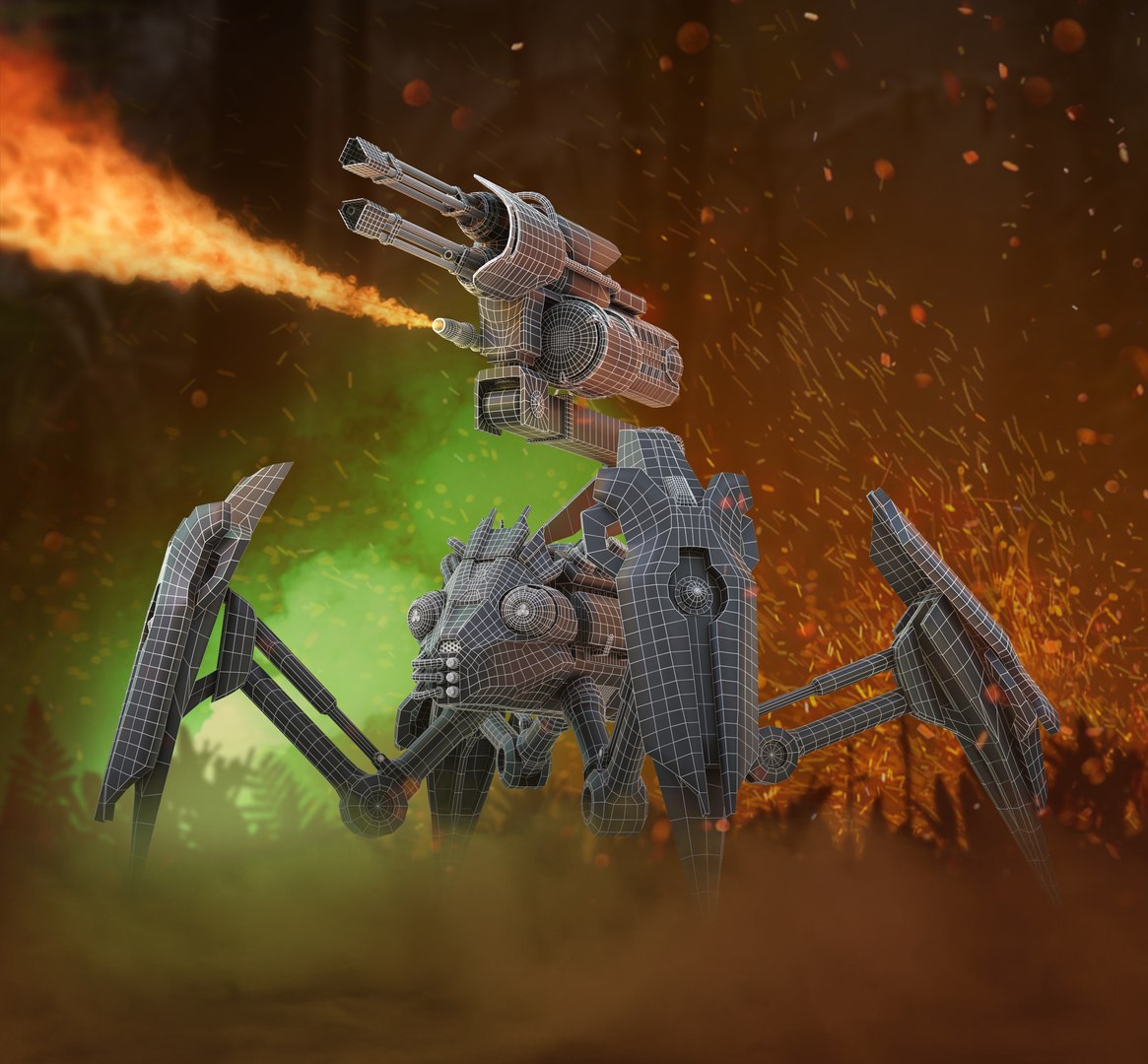 Military Bot 3D Model - TurboSquid 2114372