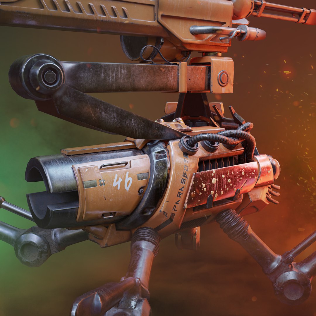 Military Bot 3D Model - TurboSquid 2114372