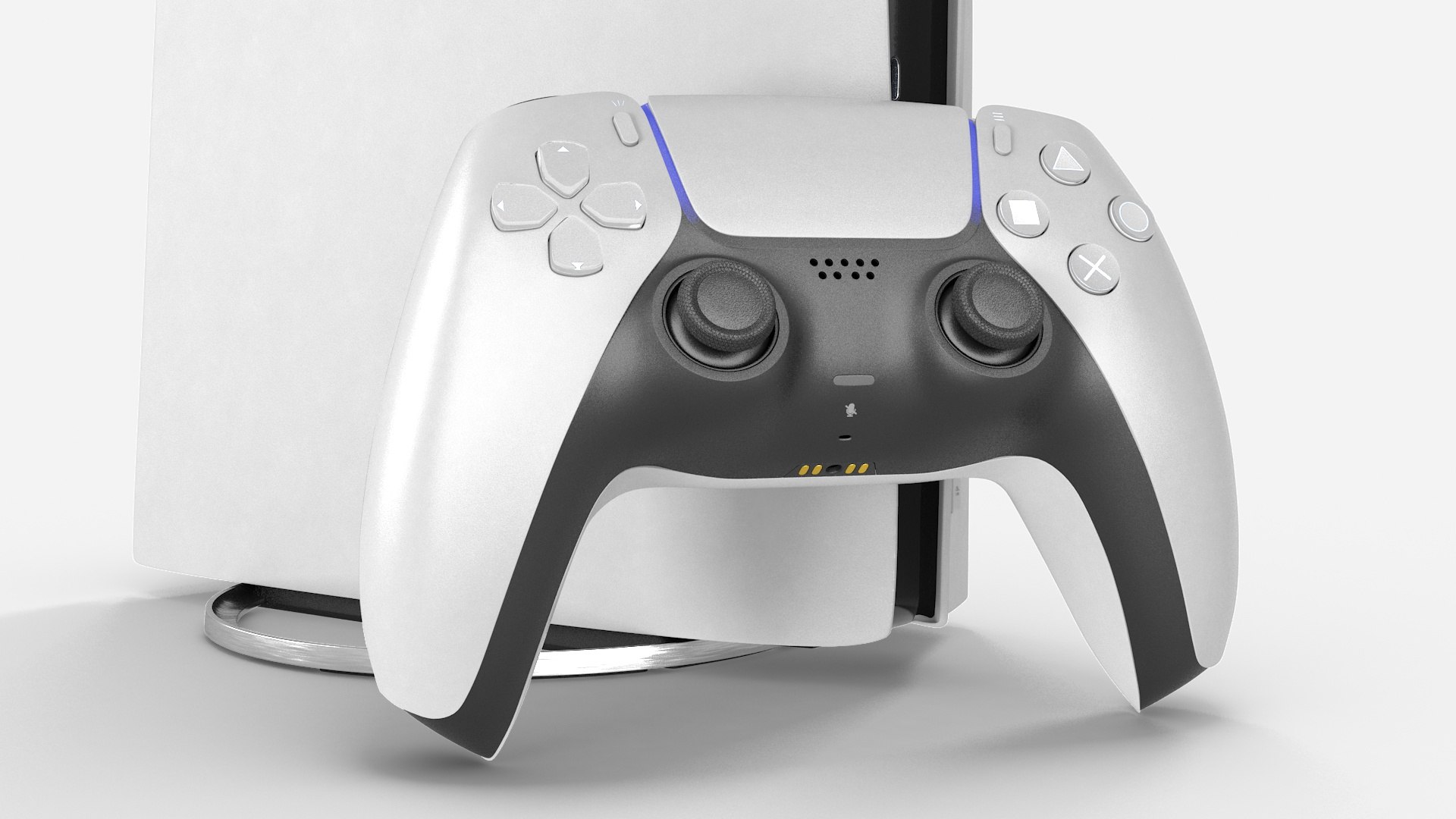 3D Digital Gaming Console With Controller - TurboSquid 2203318