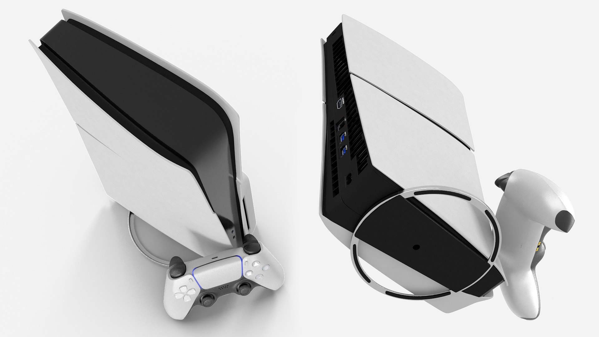 3D Digital Gaming Console With Controller - TurboSquid 2203318