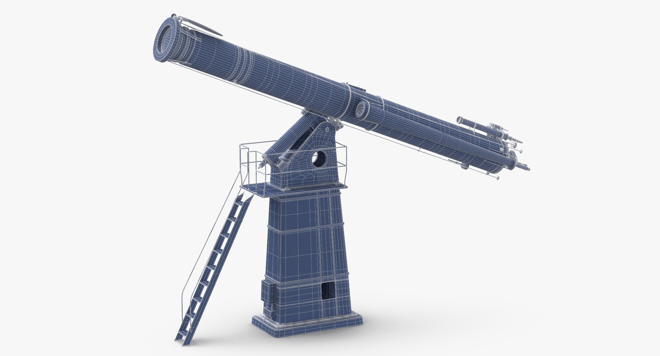 3d model observatory telescope