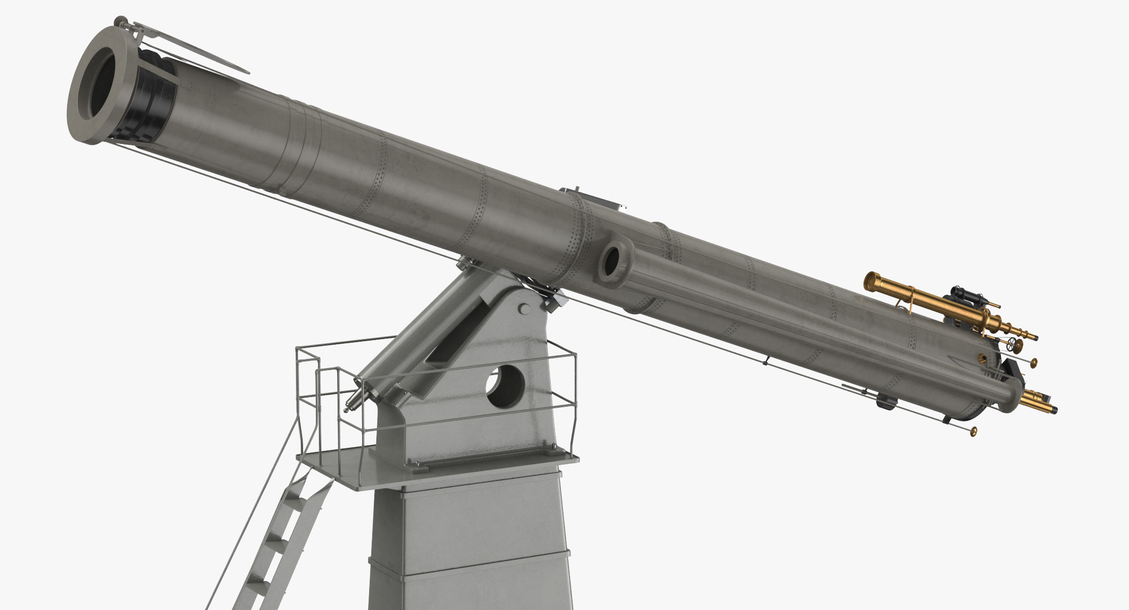 3d model observatory telescope