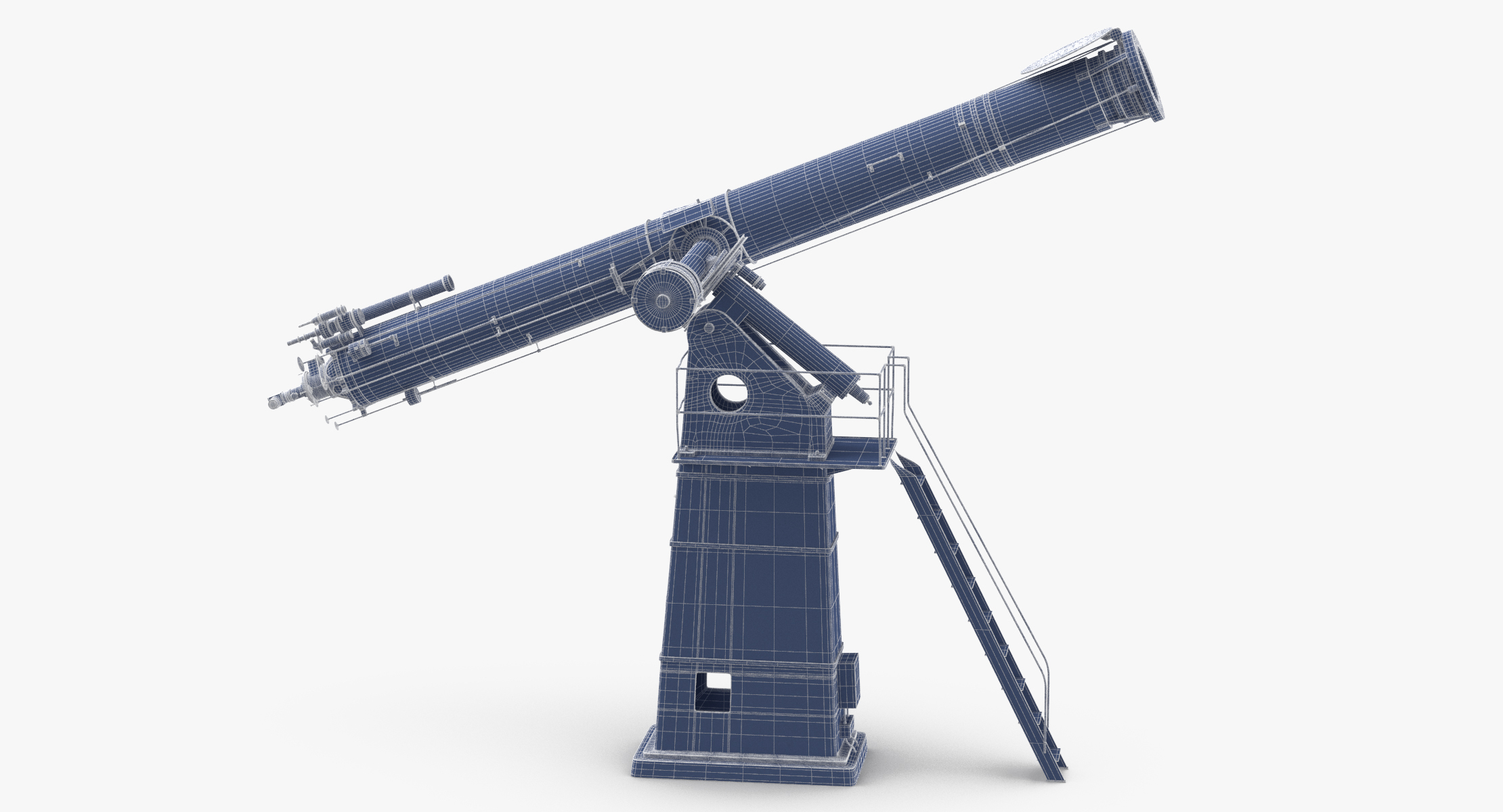 3d model observatory telescope