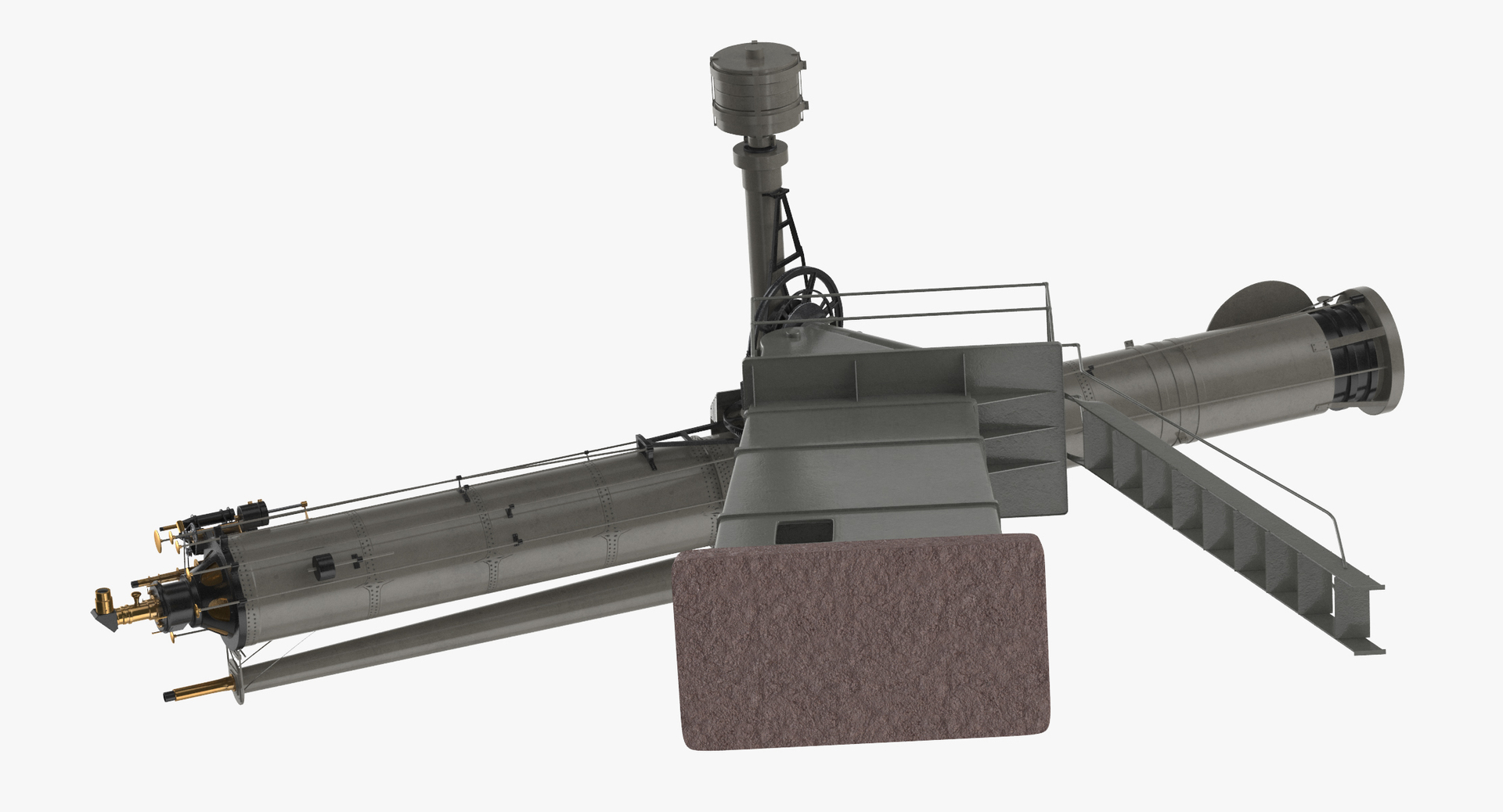 3d model observatory telescope