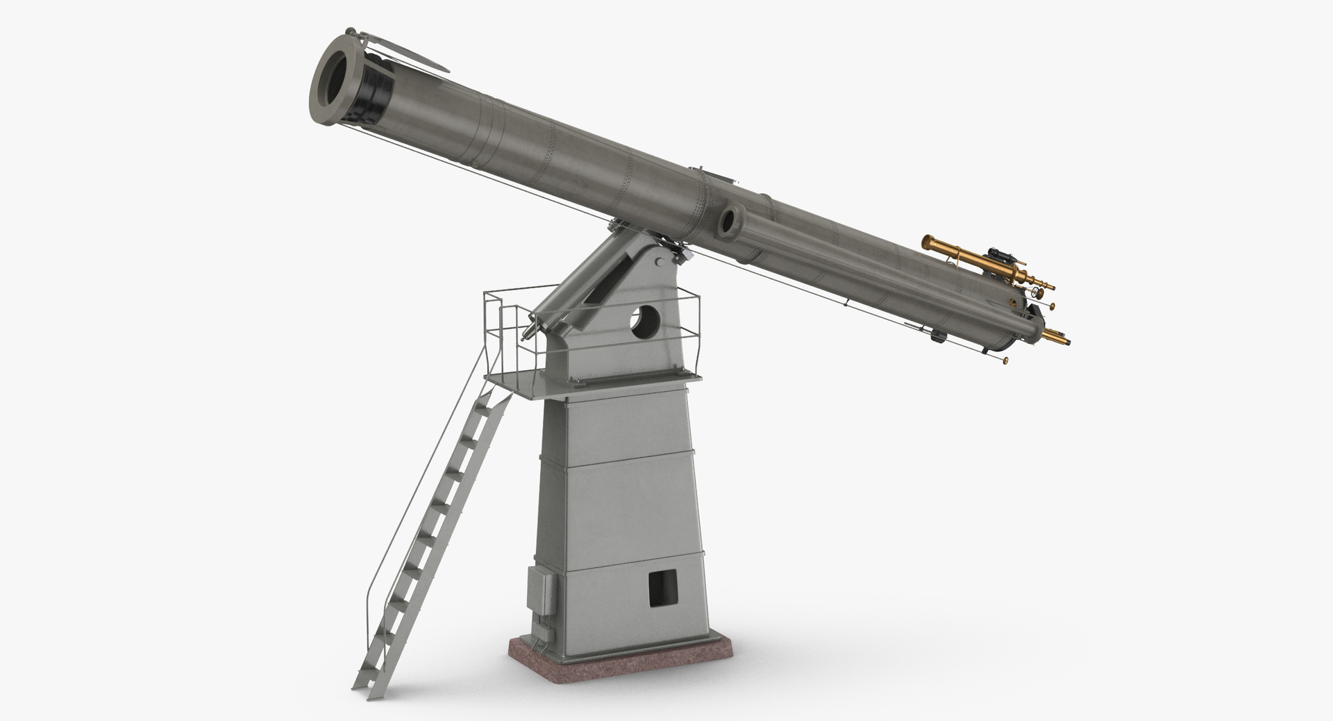 3d model observatory telescope