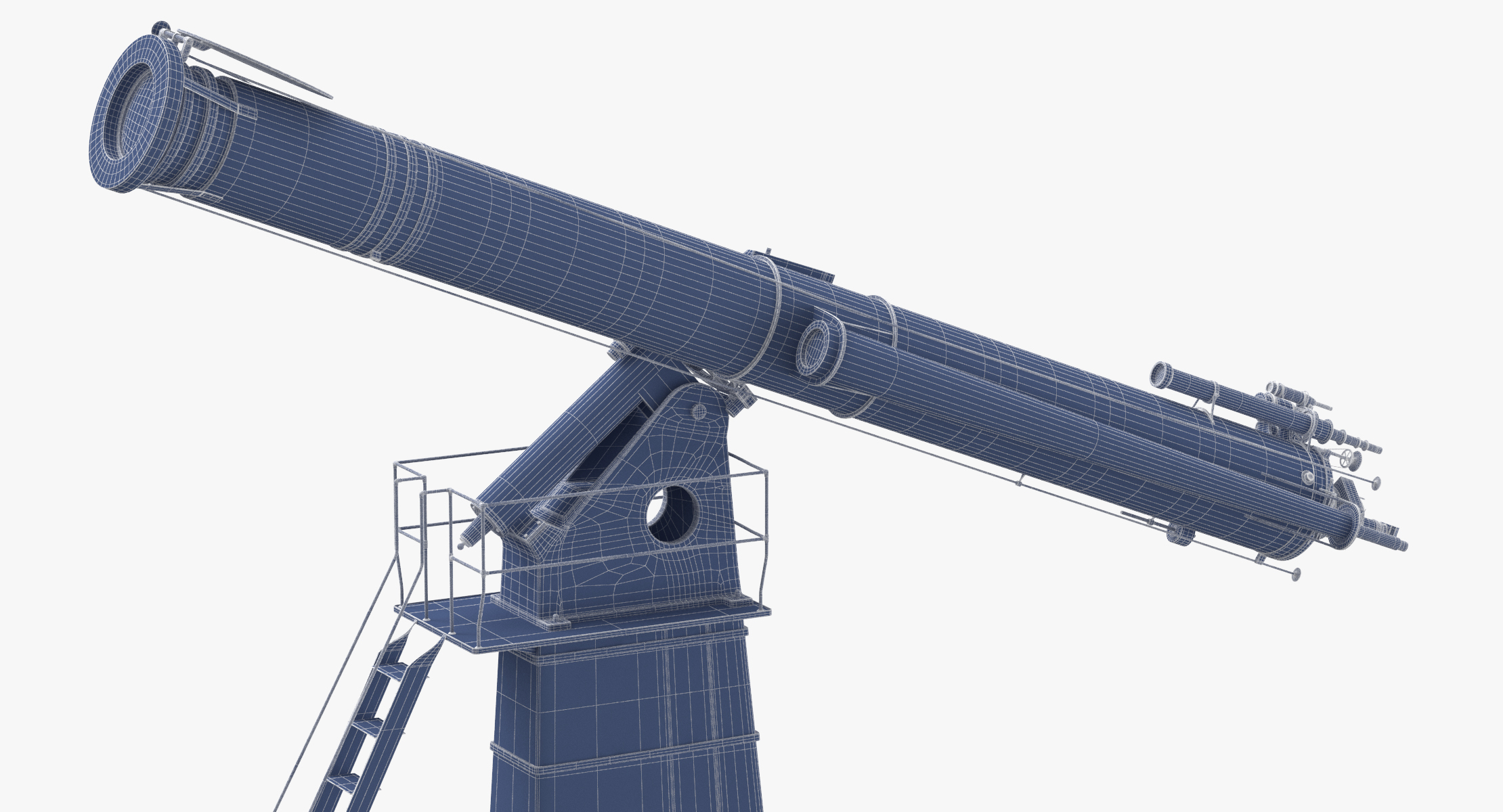 3d model observatory telescope