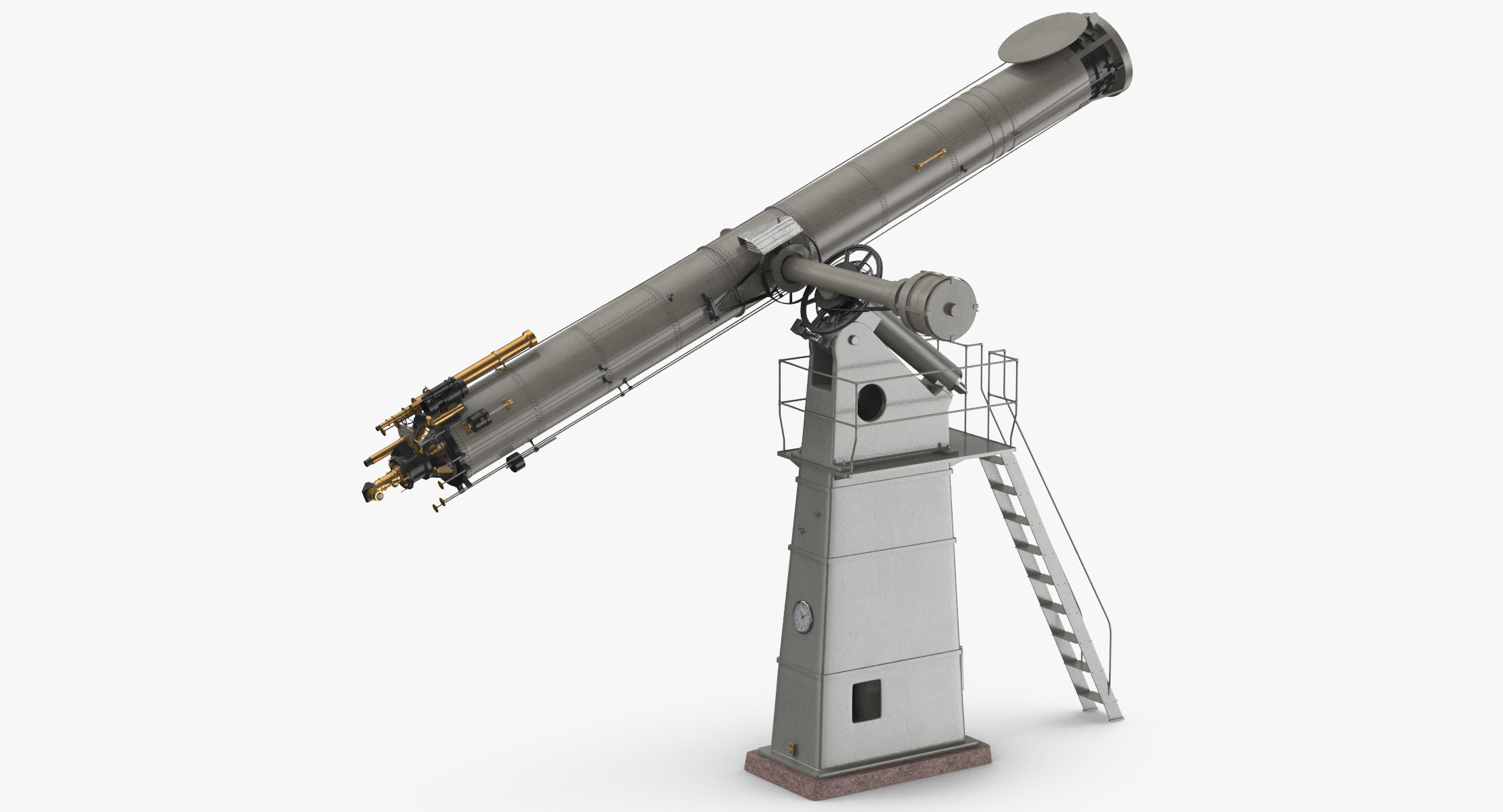 3d model observatory telescope
