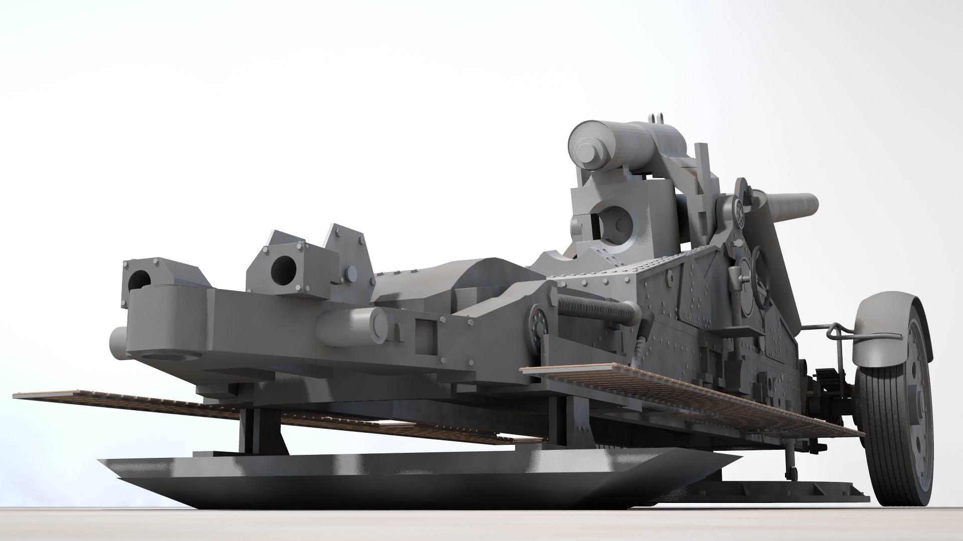 21 Cm Morser 18 3D Model - TurboSquid 2335778