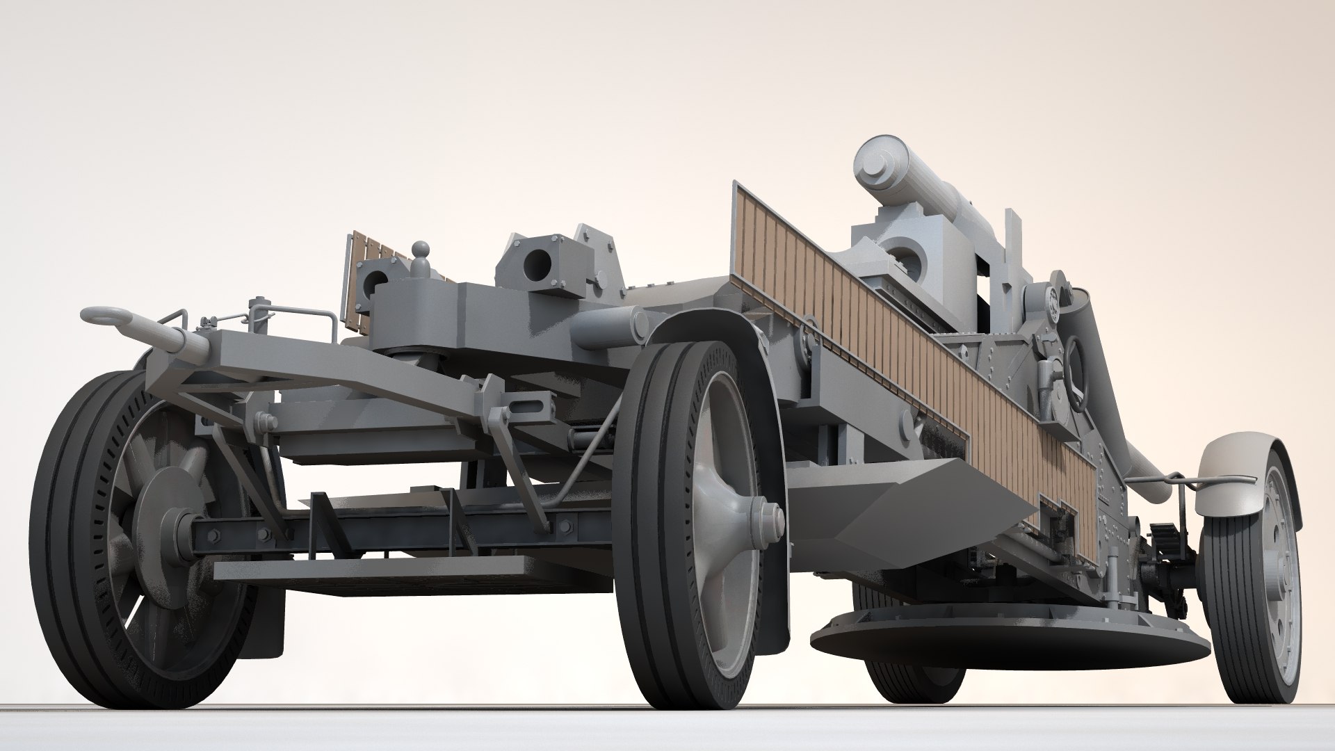 21 Cm Morser 18 3D Model - TurboSquid 2335778