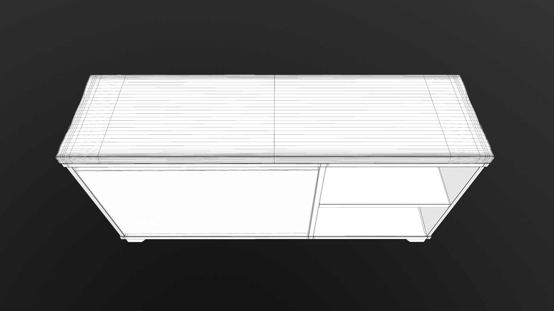 3D Study Table Model - TurboSquid 1977593