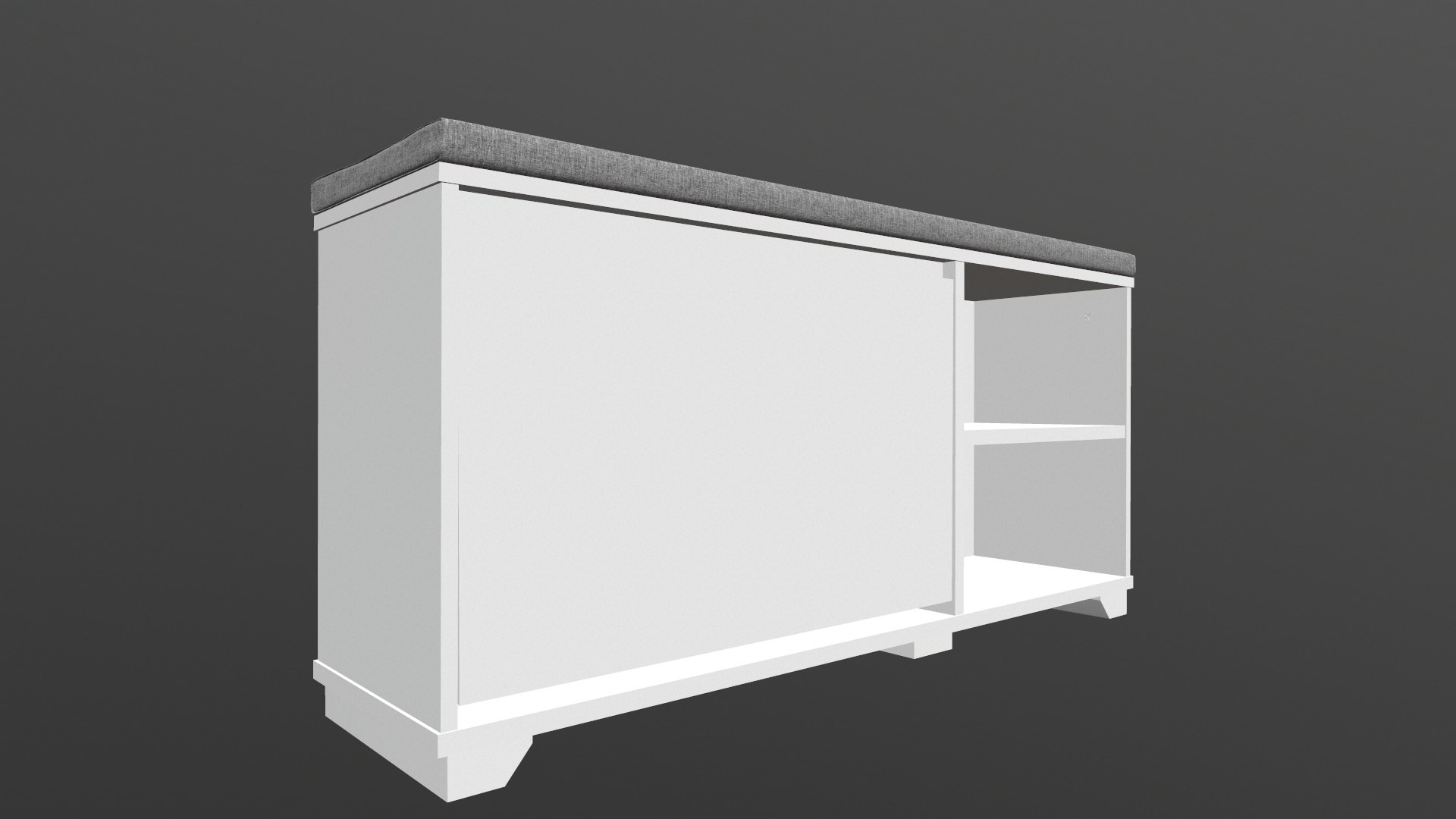 3D Study Table Model - TurboSquid 1977593