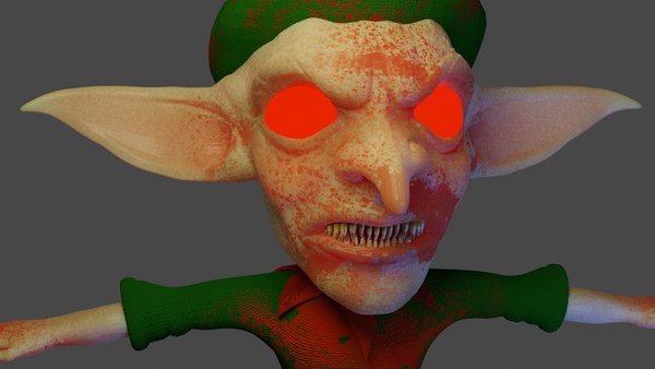 3D character elf creature model - TurboSquid 1672284