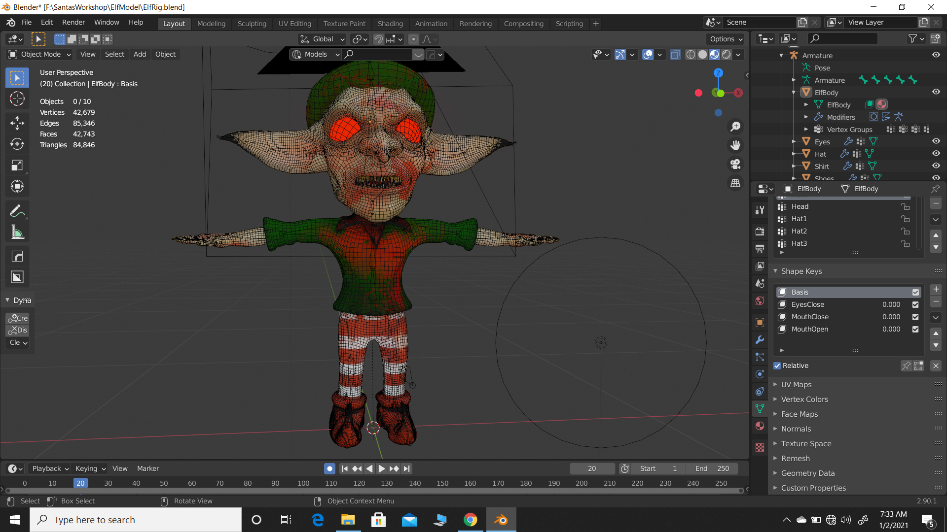 3D character elf creature model - TurboSquid 1672284