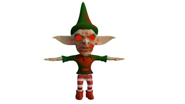 3D character elf creature model - TurboSquid 1672284