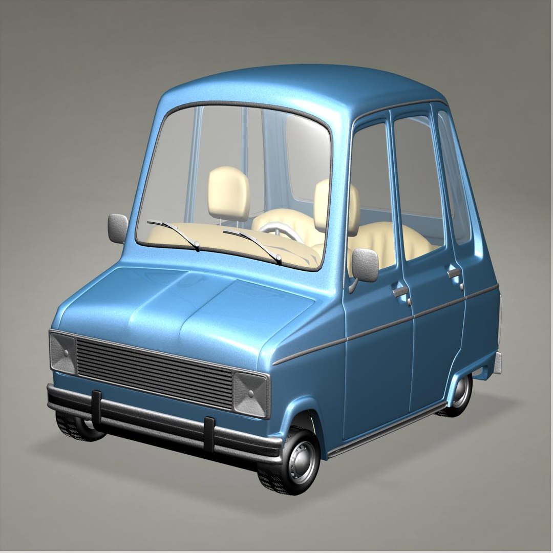 Renault 6 Cartoon Car 3d Max