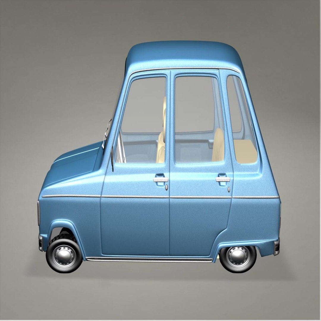Renault 6 Cartoon Car 3d Max