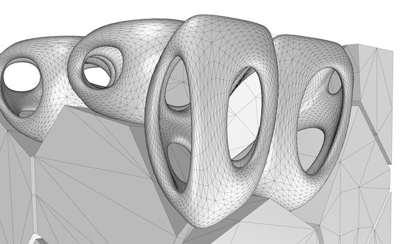 3D Smooth Voronoi Cube Cells 03 - TurboSquid 1822340