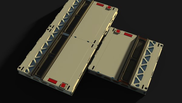 Sci-Fi Radiator Ventilation Panel Modelo 3D - TurboSquid 1510129