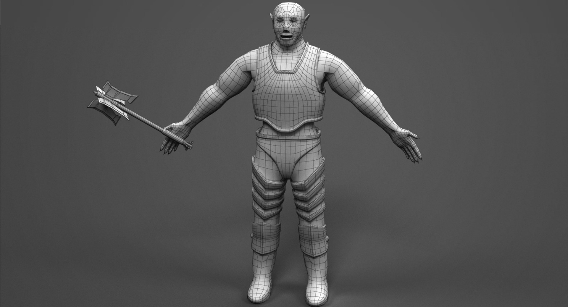 Armored orc 3D model - TurboSquid 1419309