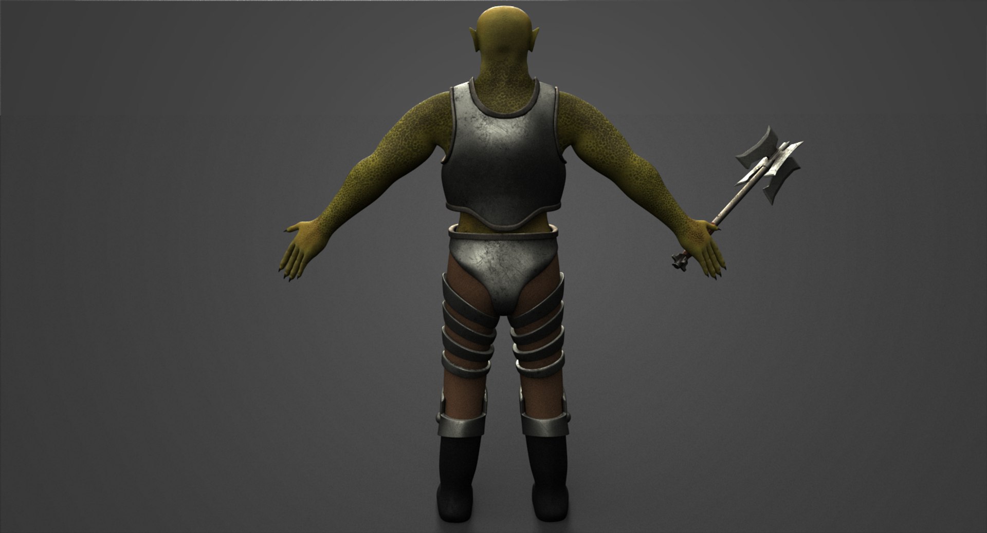 Armored orc 3D model - TurboSquid 1419309