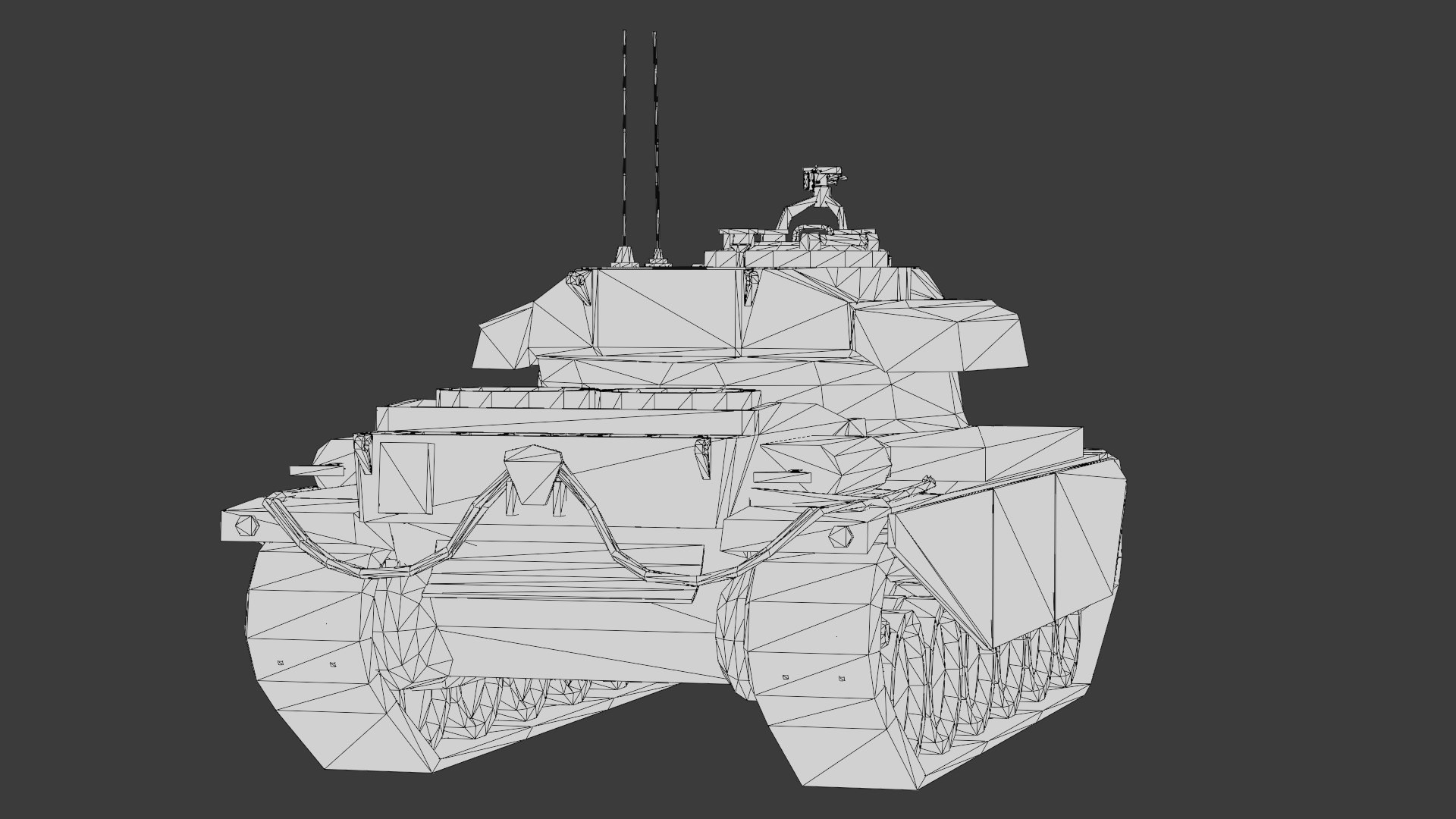 Free Centurion Tank Mk5 - British Cold War MBT 3D Model Free Low-poly ...