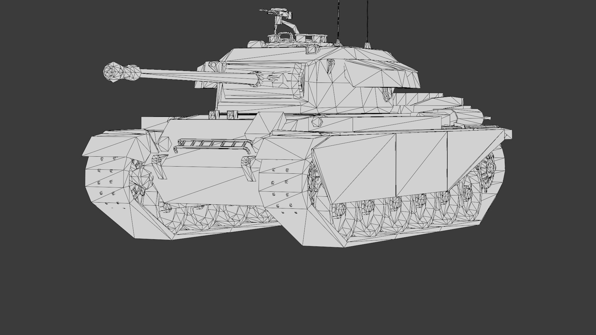 Free Centurion Tank Mk5 - British Cold War MBT 3D Model Free Low-poly ...