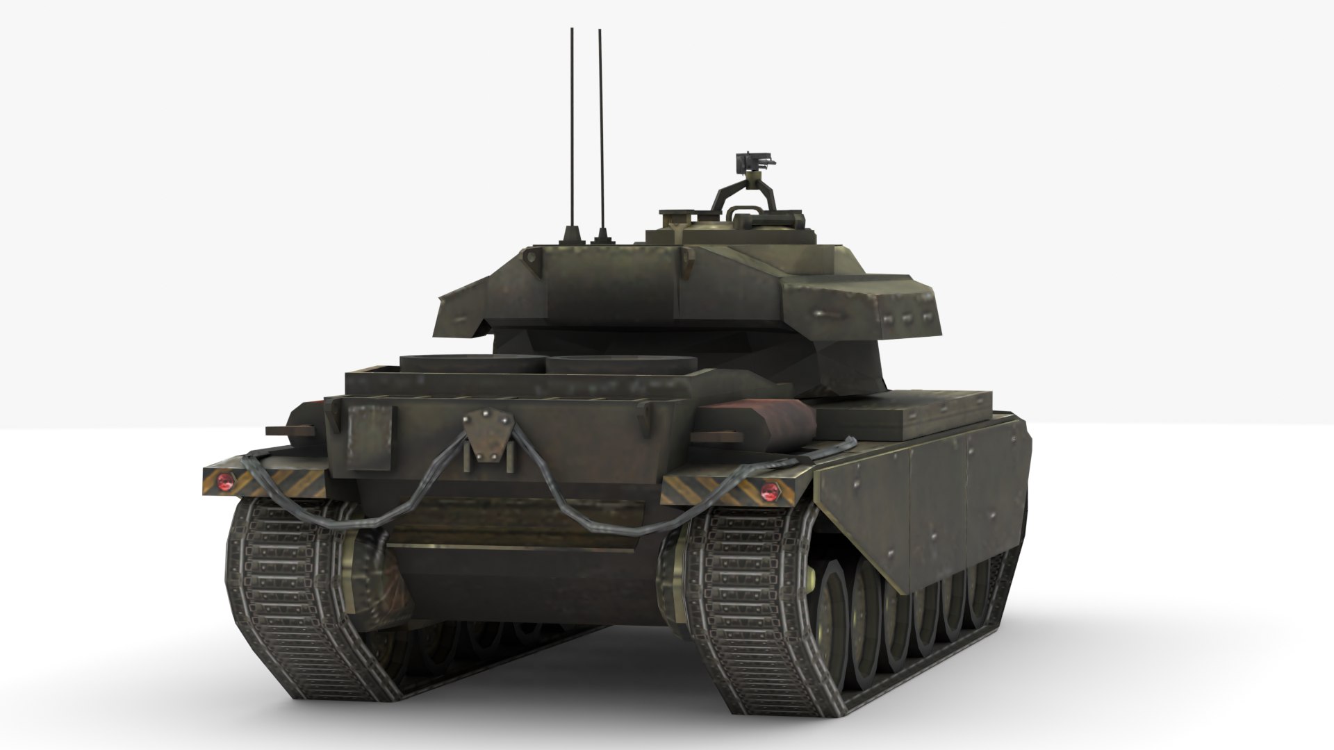 Free Centurion Tank Mk5 - British Cold War MBT 3D Model Free Low-poly ...