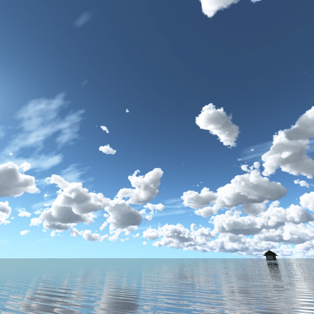 3d Model Sky Clouds