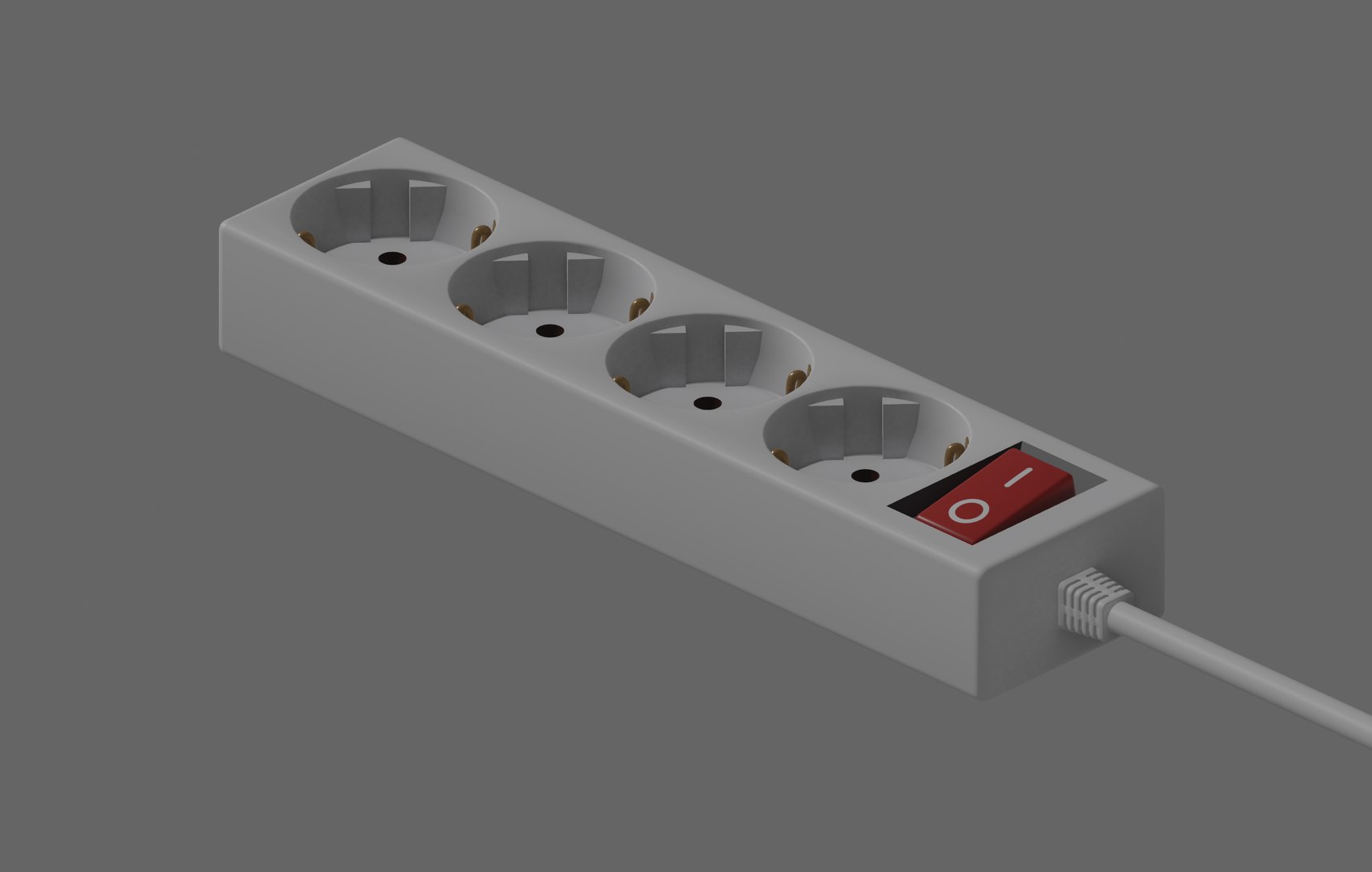Power Strip 3D Model - TurboSquid 2470748