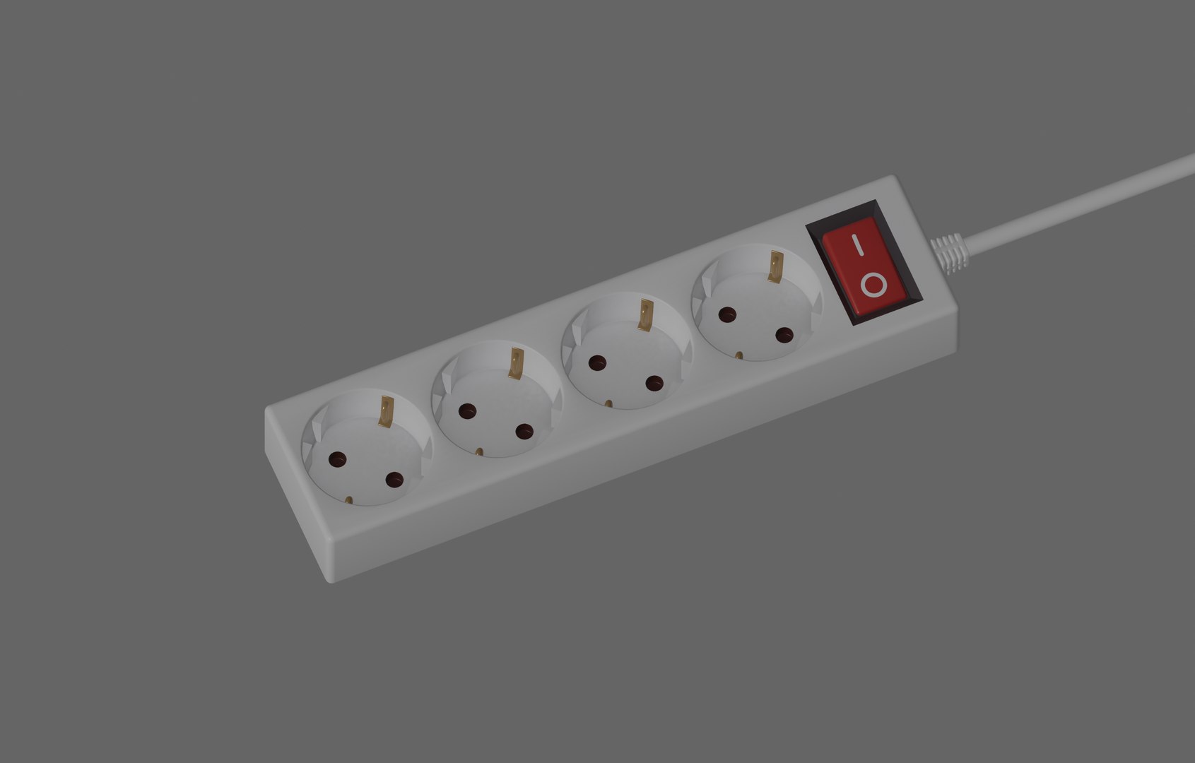 Power Strip 3D Model - TurboSquid 2470748