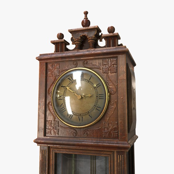 modelo 3d Reloj de piso antiguo - TurboSquid 2103741