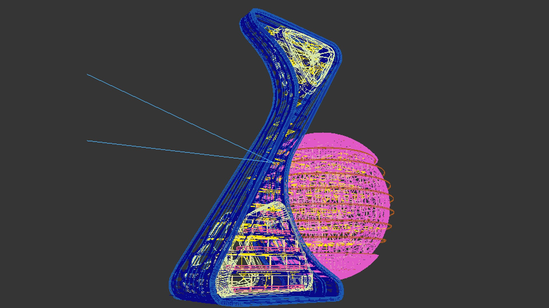 3D Curve Tower TurboSquid 1804033