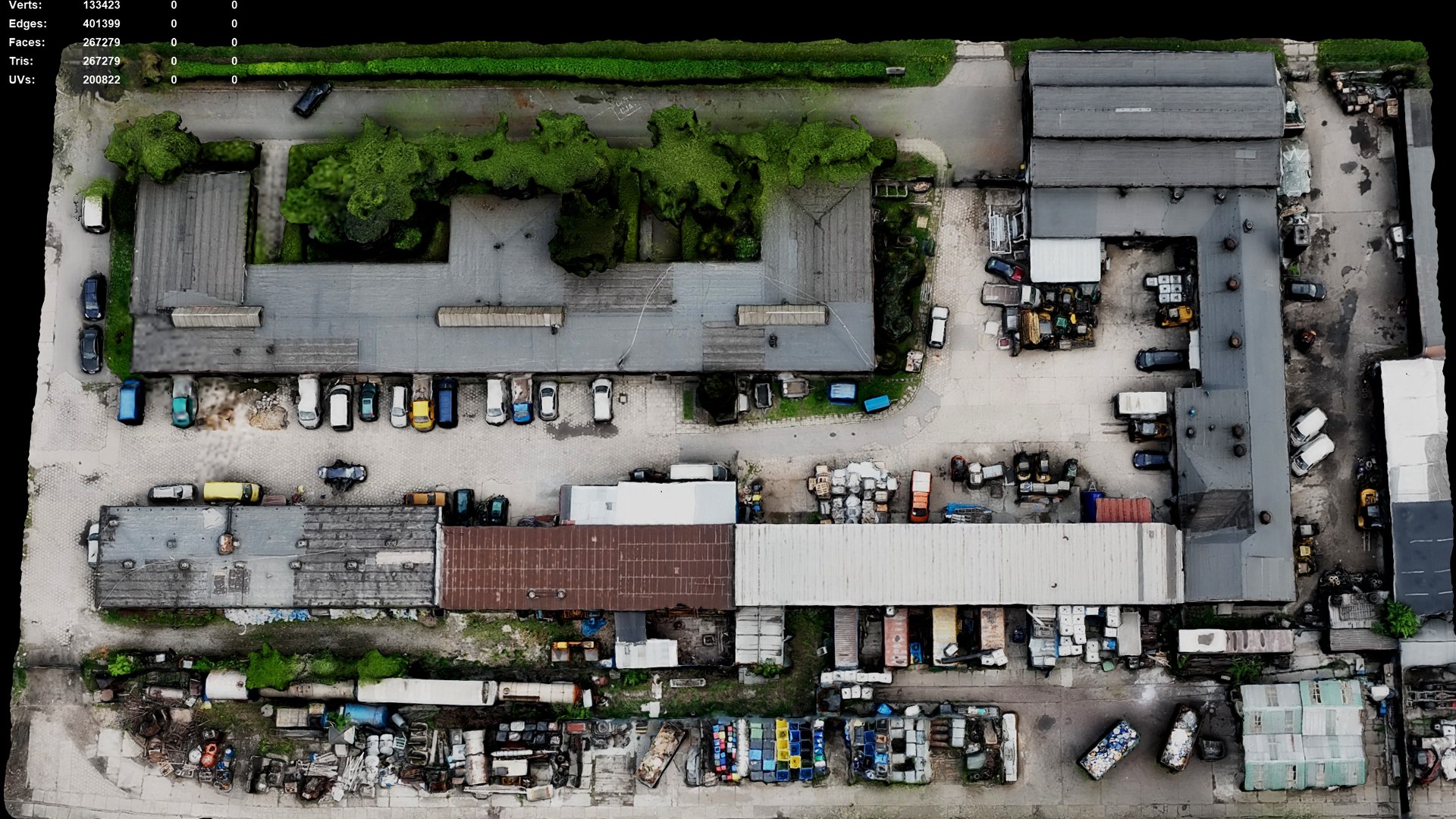 3D Terrain Buildings Construction-site RAW Drone Scan - TurboSquid 2337009