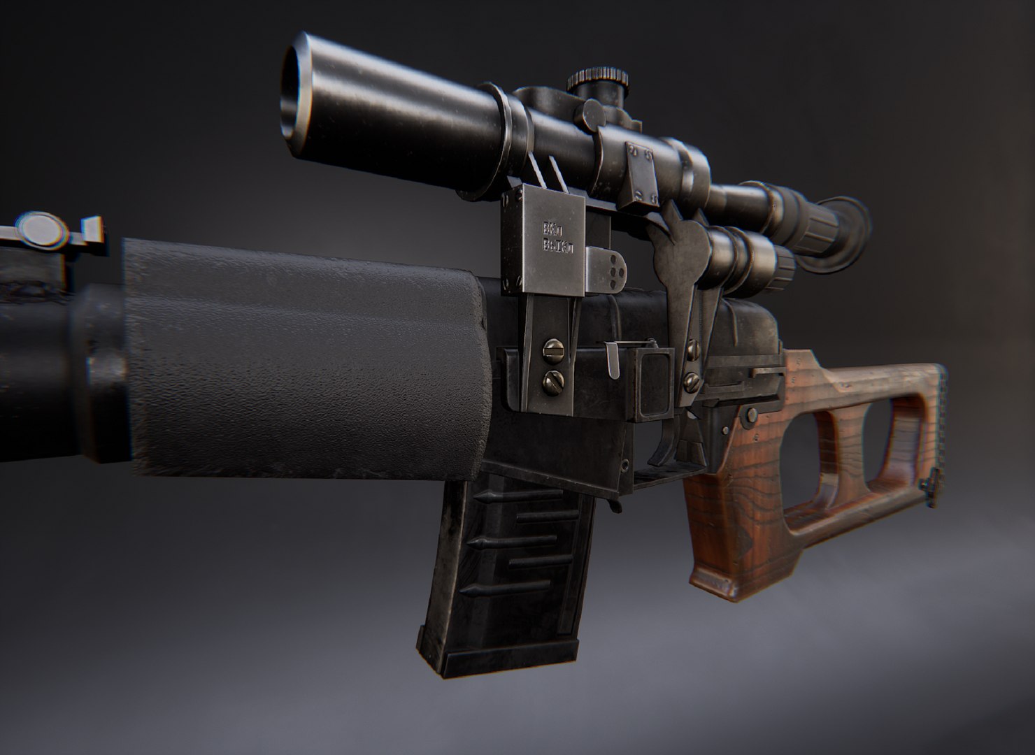 3D VSS AAA Game Ready PBR Low-poly 3D Model Model - TurboSquid 2004432