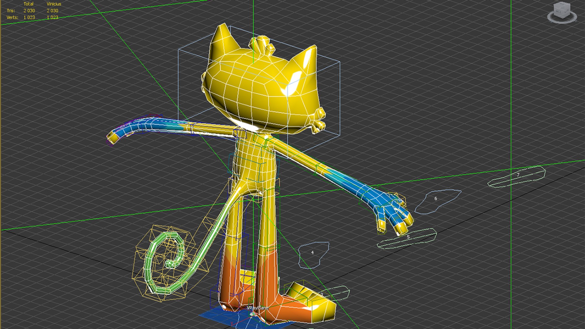 Vinicius Olympic Games Mascot 3d Model