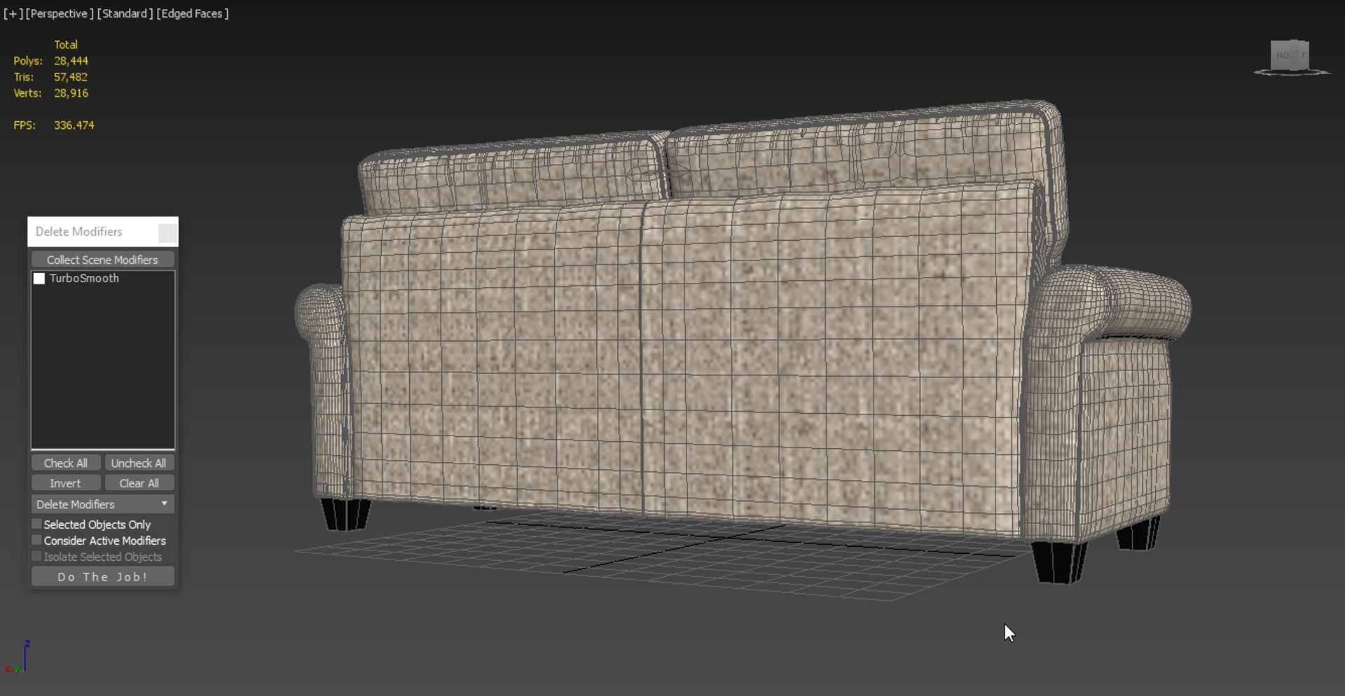 3D model ZINUS Josh Sofa Couch - TurboSquid 2081726