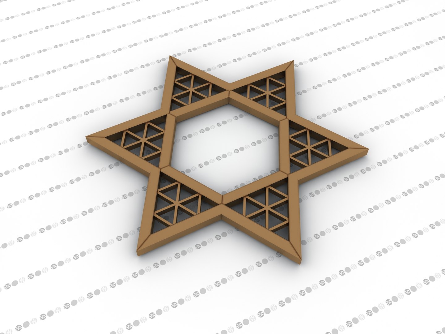 3D Model Star David - TurboSquid 1429591